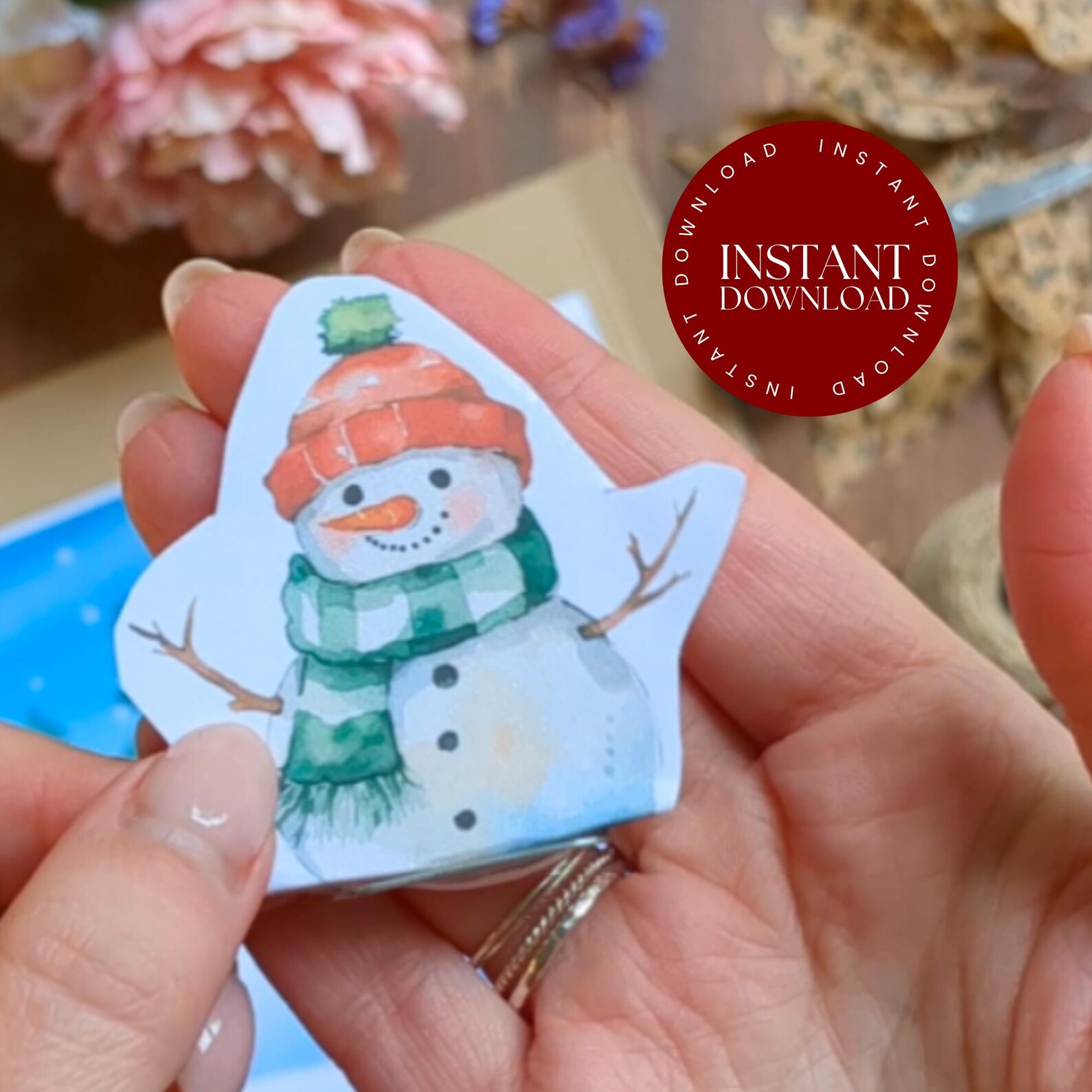 Magnet Ice Skating Scenes Christmas Winter Activity for Children ...