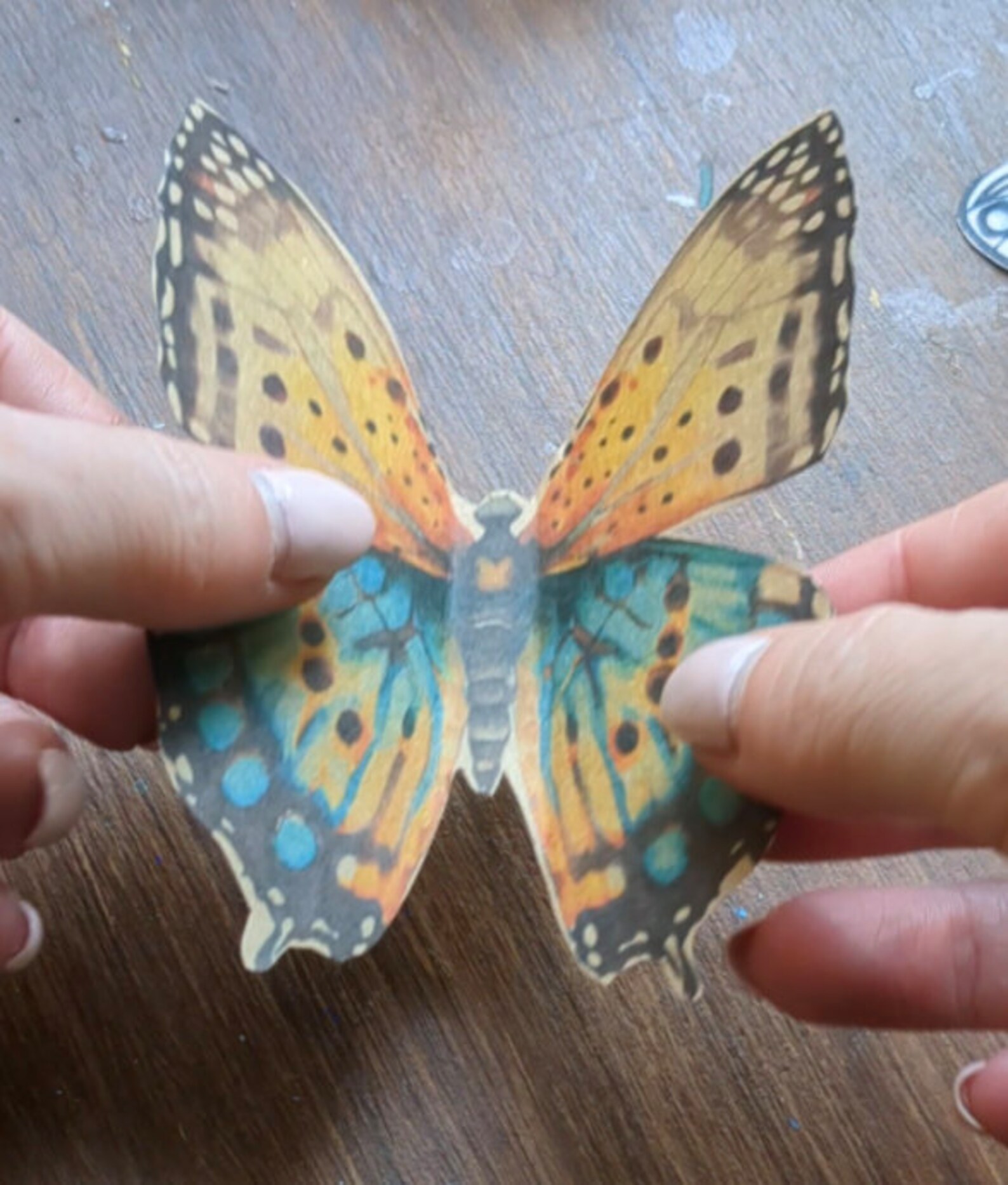 3D Butterfly Mobile: Spring Paper Craft Decorations (instant Download ...