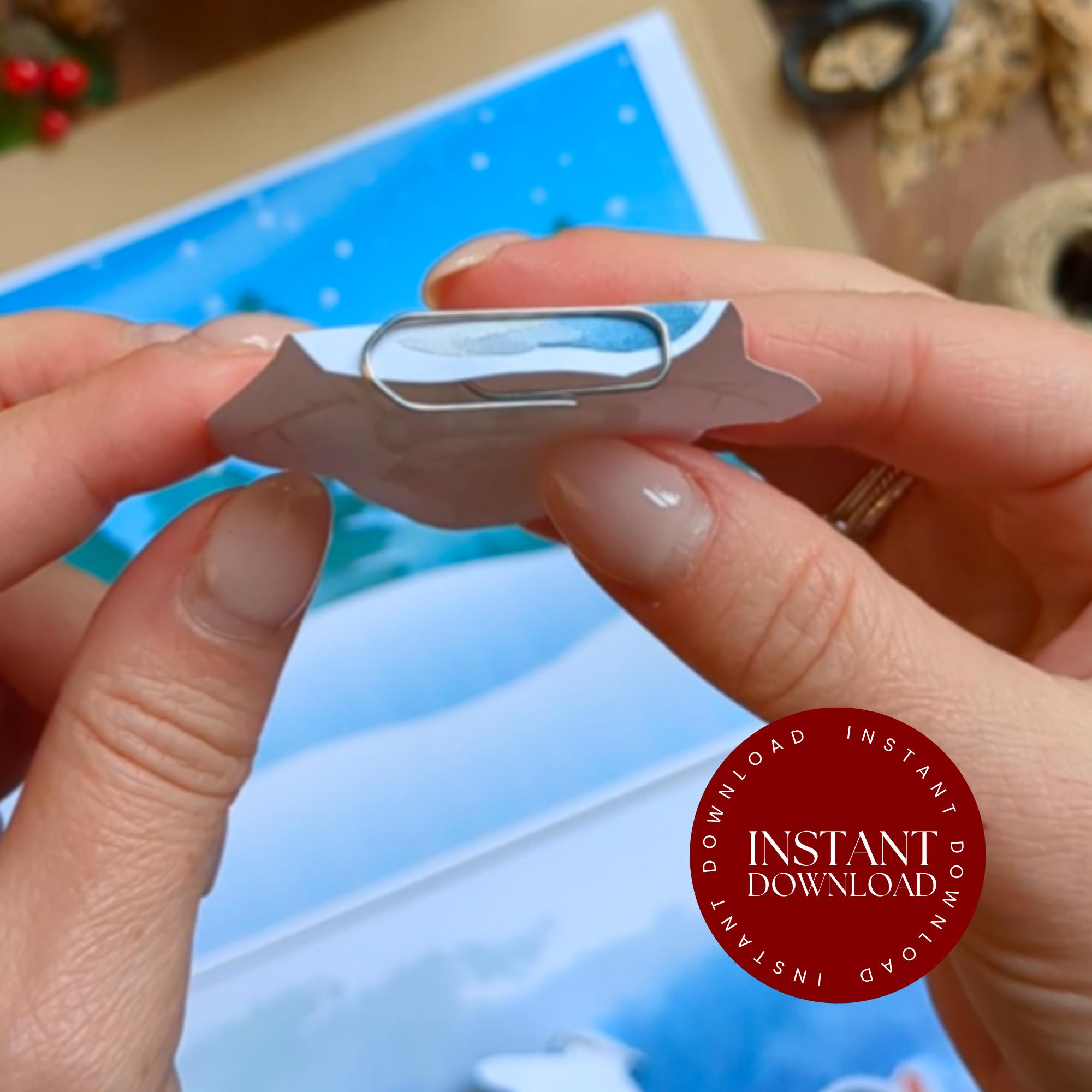 Magnet Ice Skating Scenes Christmas Winter Activity for Children ...