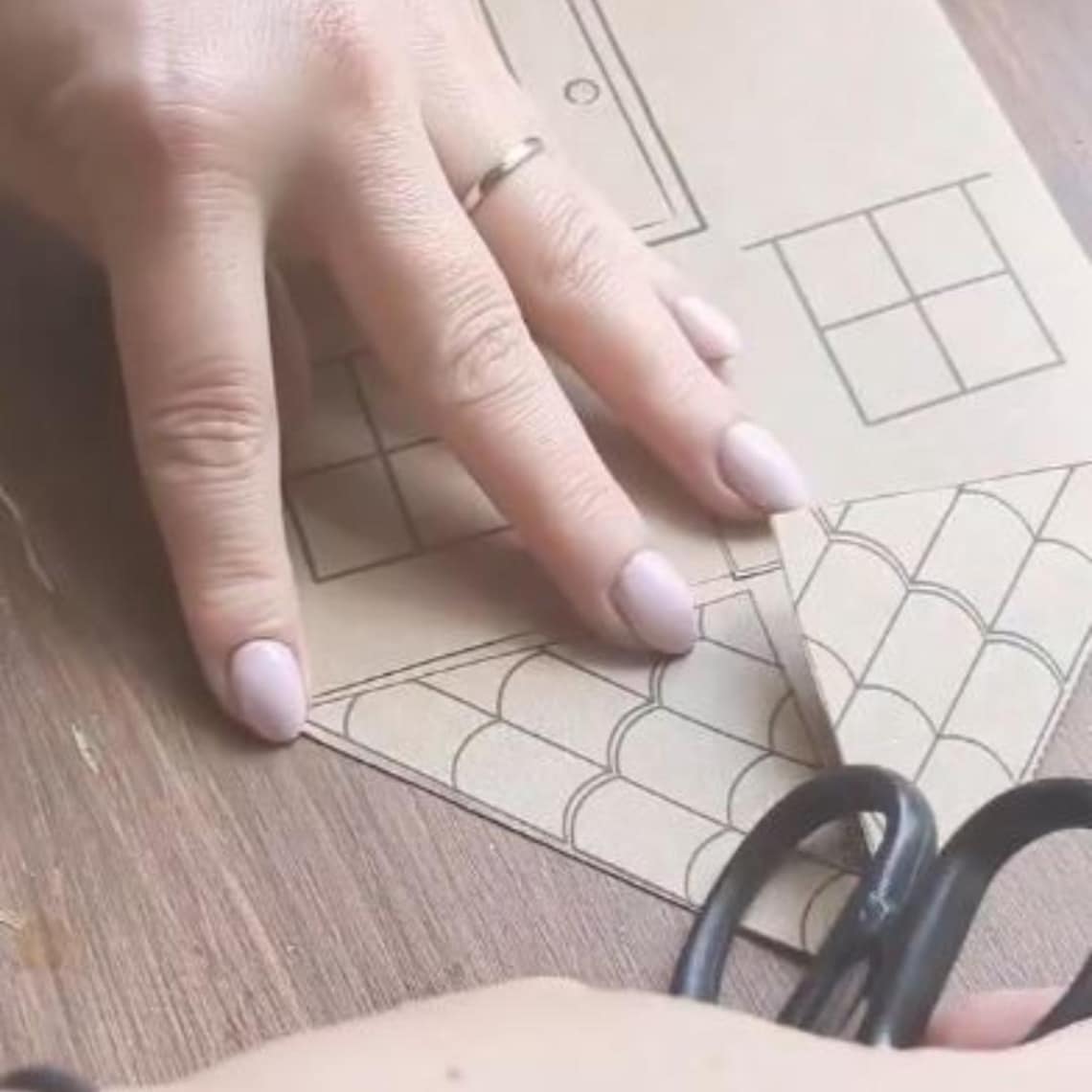 Children's Folding House Printable With Home Images Decoration - Autumn ...