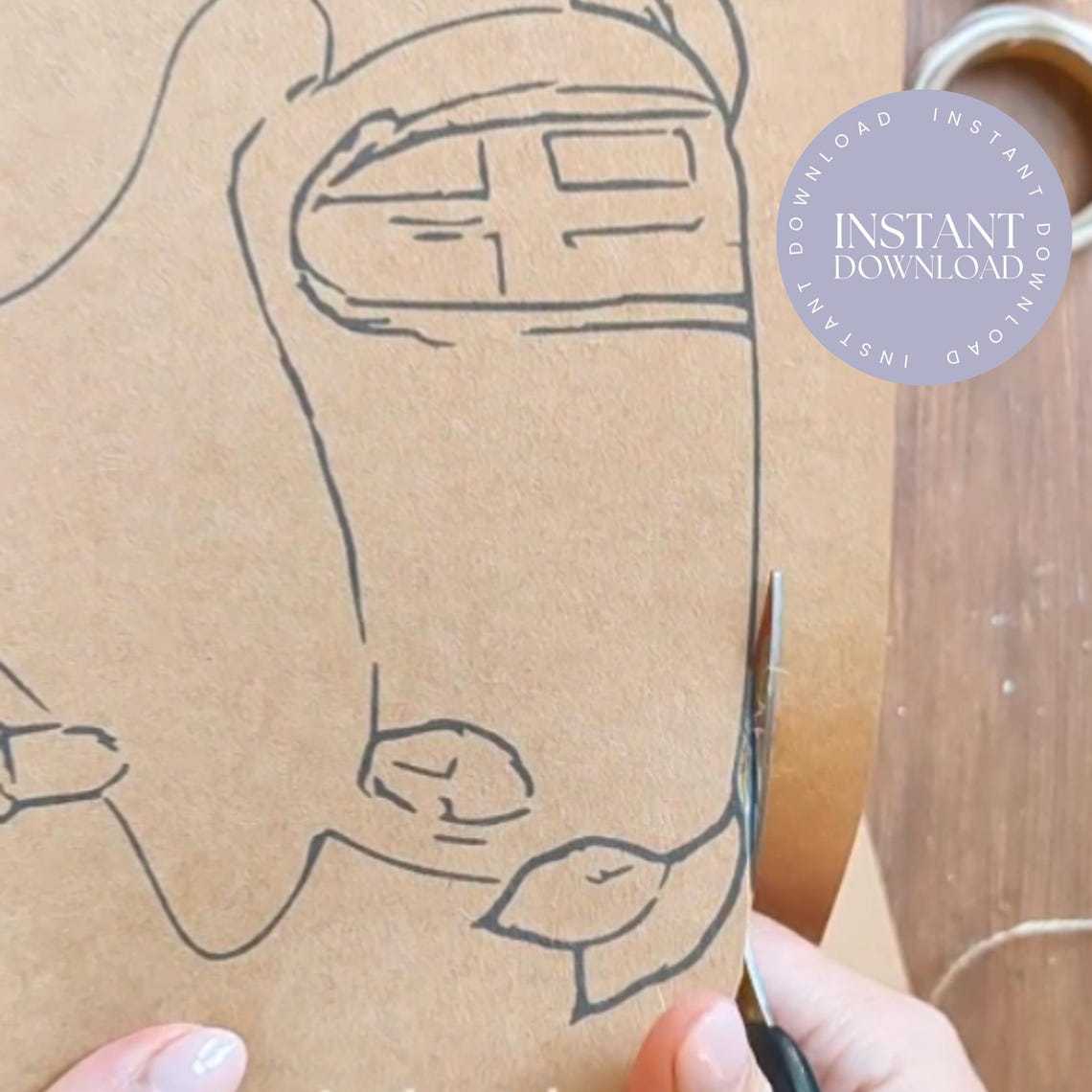 Fairy Mushroom House Toadstool Template Printable Suncatcher Autumn and ...