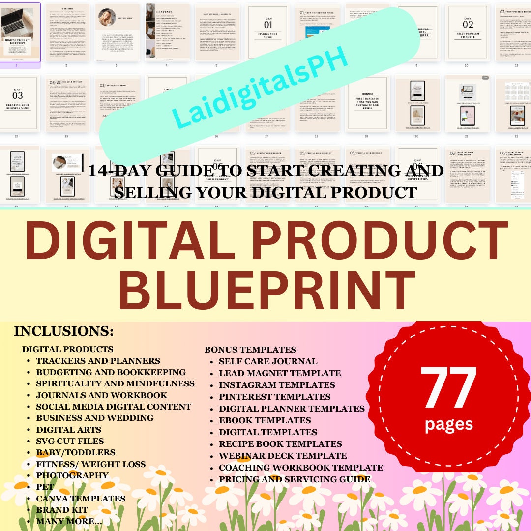 Digital Product Blueprint 14 Day Guide to Start Creating and Selling ...