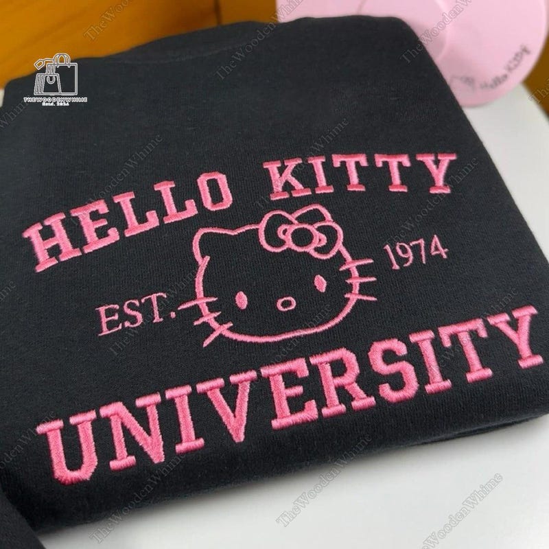 Hello Kittys Embroidery Design - Etsy