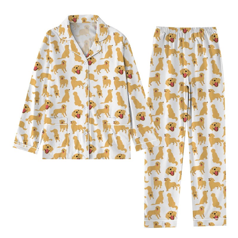 Golden Retriever Pajamas - Etsy
