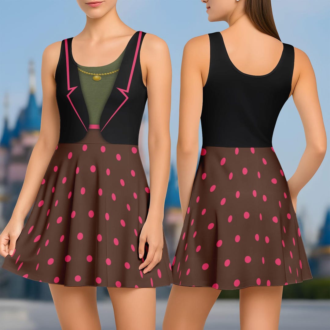 Dawn Bellwether Skater Dress, Disney Zootopia Cosplay Costume, Animal ...
