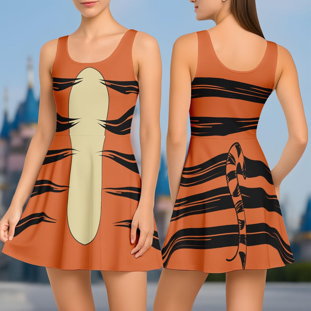 Disney Tigger Skater Dress, Winnie the Pooh Tigger Costume, Tigger ...