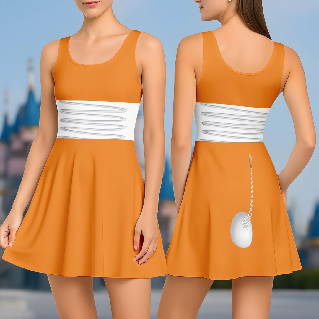 Toy Story Slinky Dog Skater Dress, Disney Slinky Dress Costume, Dog ...