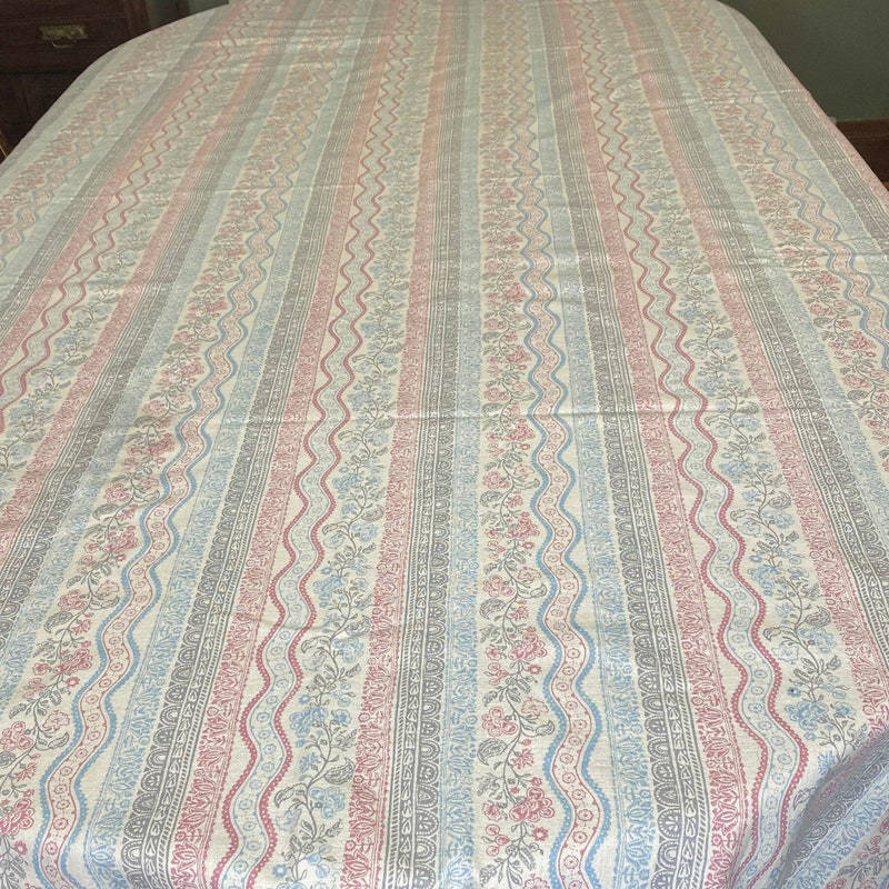 Striped Tablecloth - Etsy