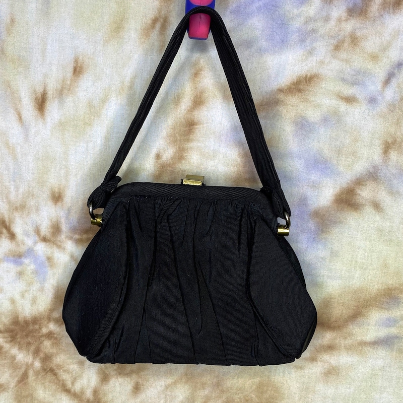 Black Fabric Bag - Etsy