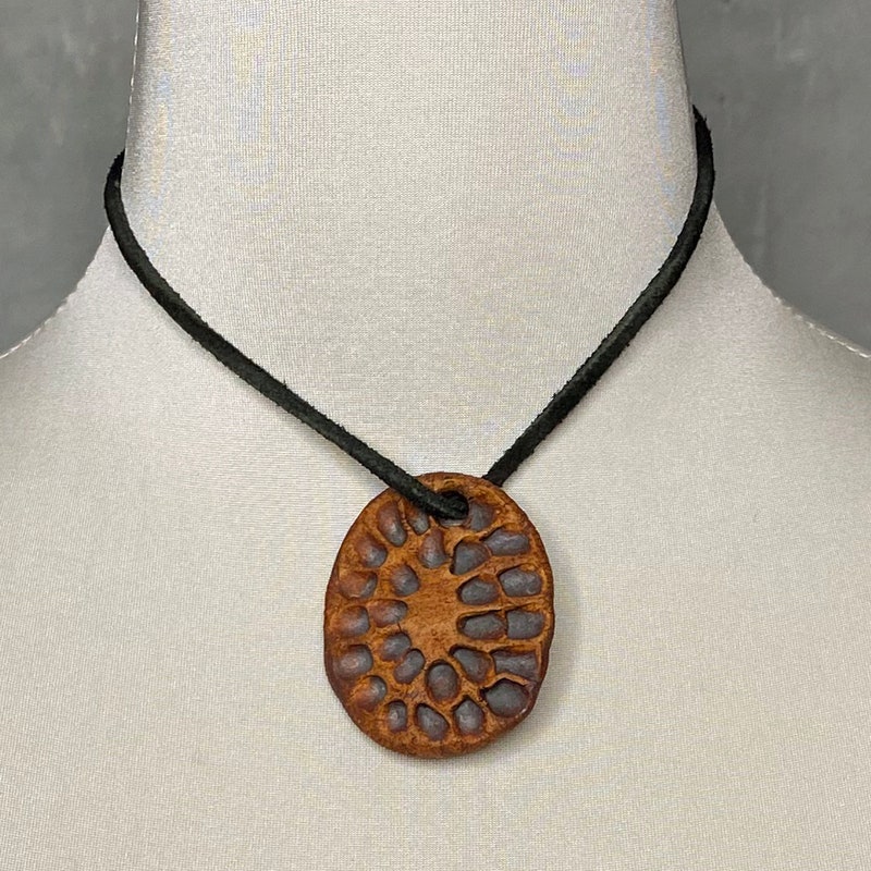 Rust Color Necklace - Etsy