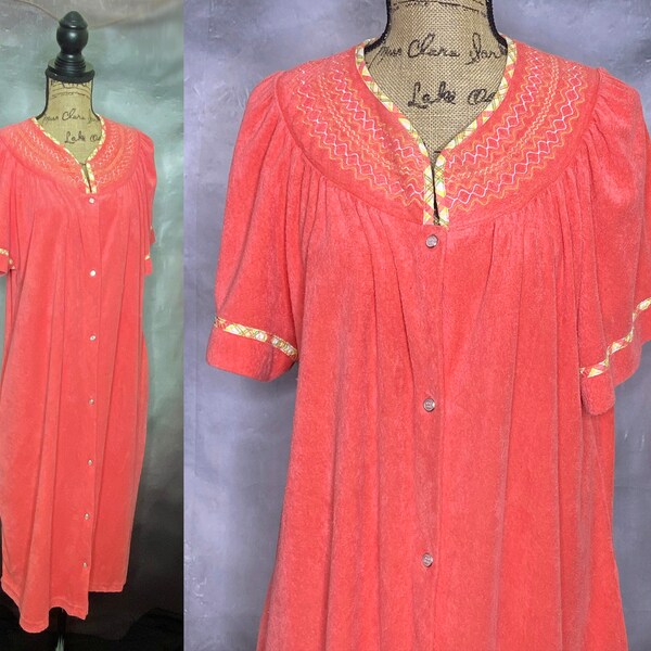 Coral Robe - Etsy