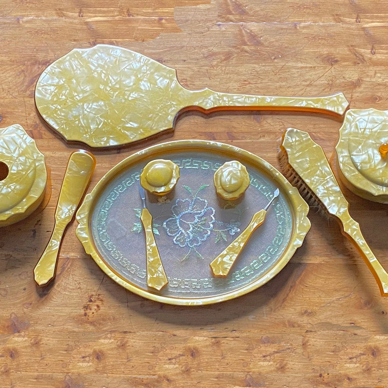 Yellow Celluloid - Etsy