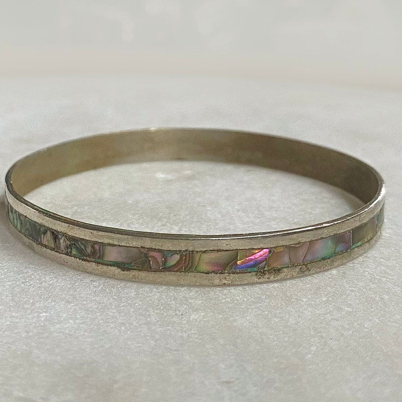Abalone Bangle - Etsy