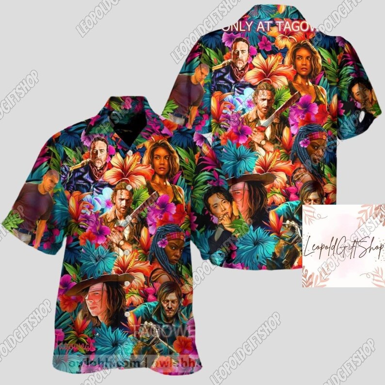 The Walking Dead Shirt, Carl Grimes Shirt, Daryl Dixon Shirt, Tropical ...