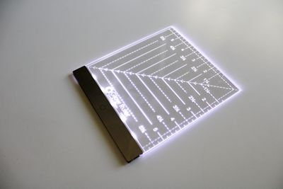 Carolina Moore Glow Ruler-great for Fussy Cuts and Vision Challenges ...