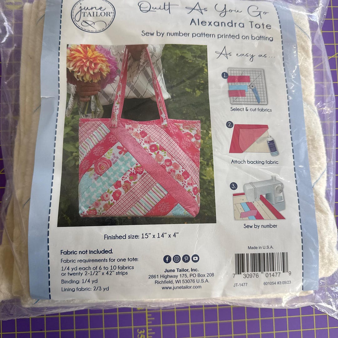 June Taylor Quilt as You Go Alexander Tote - Etsy
