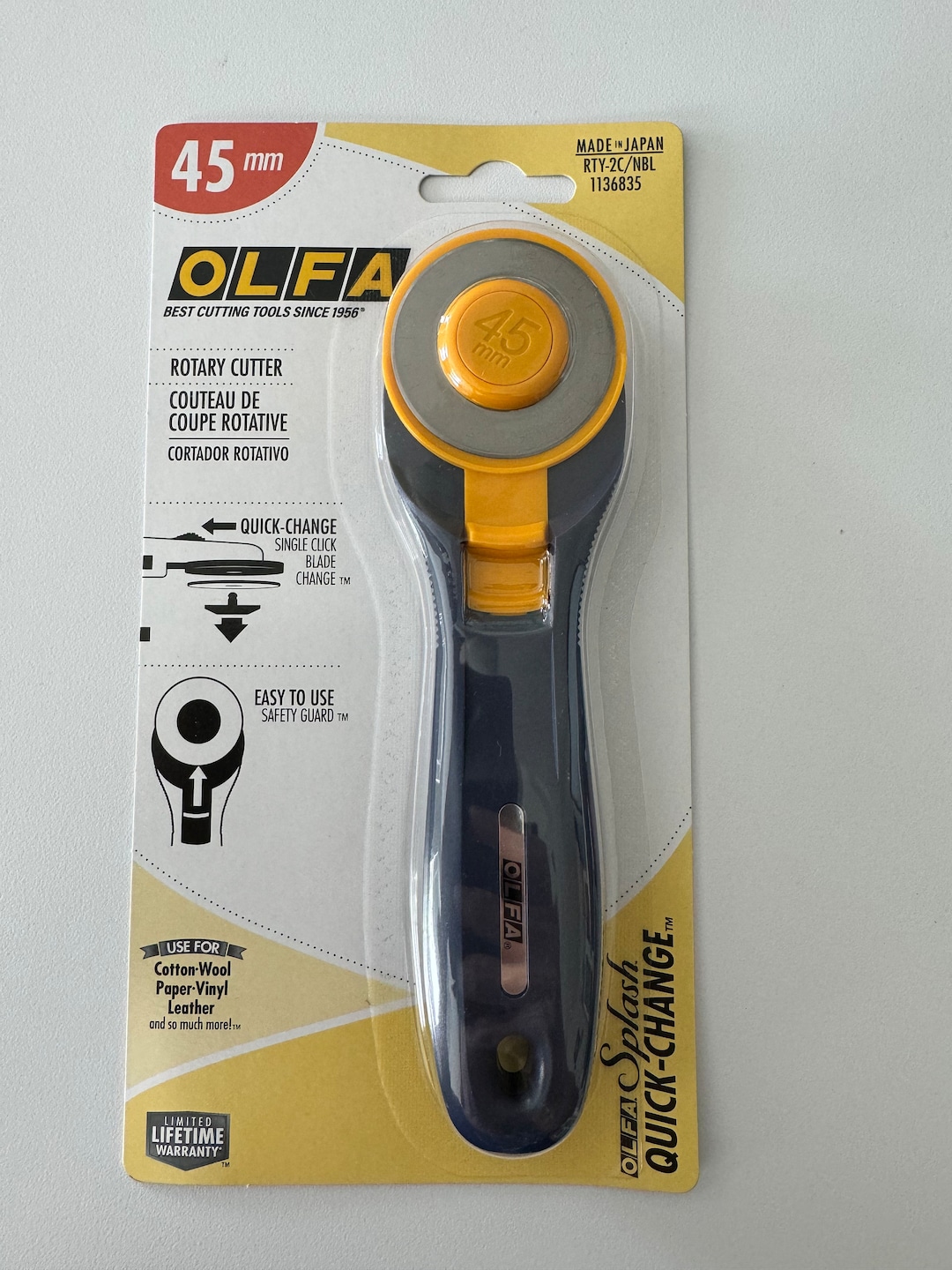 OLFA 45mm Rotary Cutter-navy Blue - Etsy