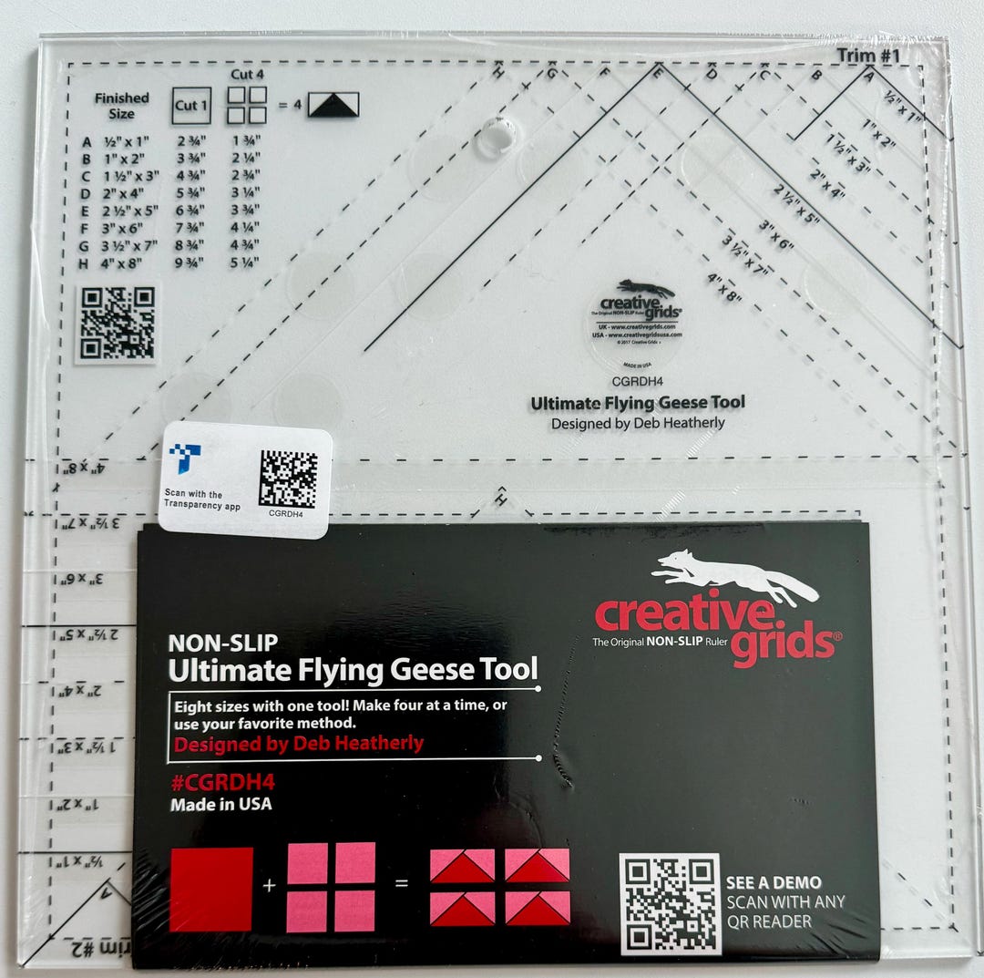 Creative Grids Ultimate Flying Geese Ruler 8 1/2” X 8 1/2” - Etsy