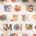 Animal Mama & Baby Alphabet Poster A3 A2 Children's Educational Print ...