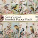 Spring Serenade, Journal Pages, Printable Pages, Digital Art of Spring ...