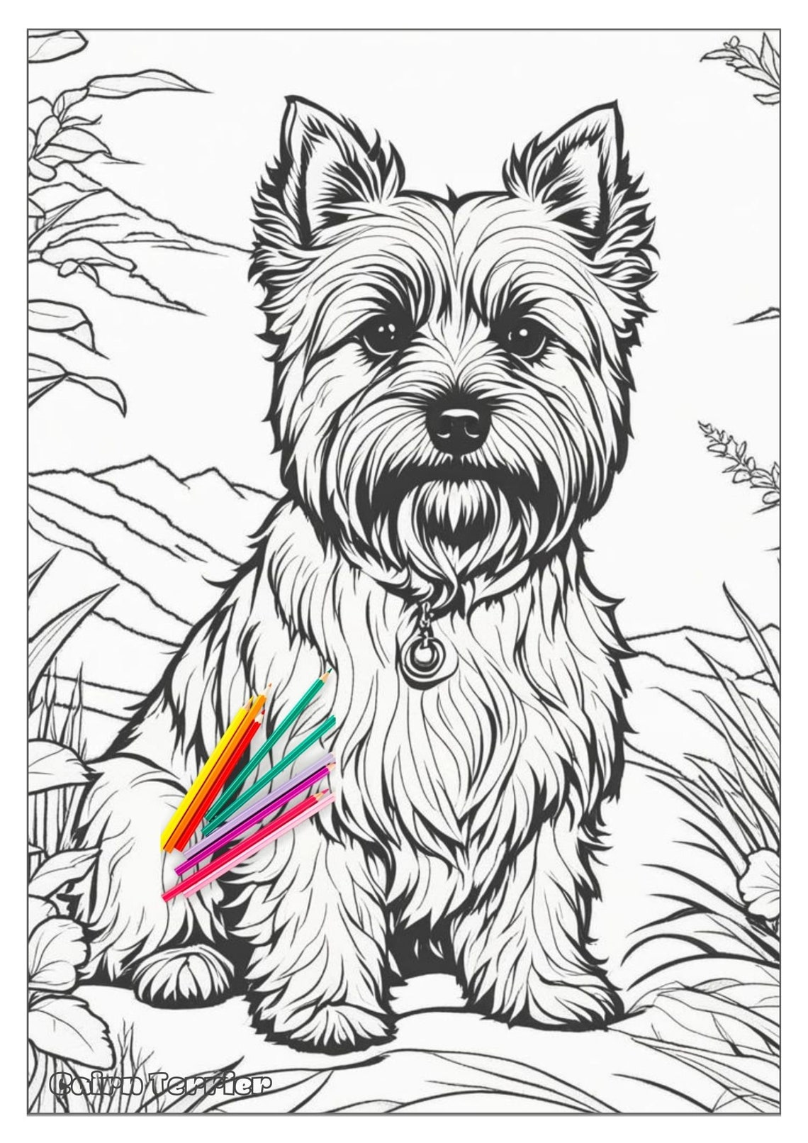 PDF 23 Printable Dog Breeds Coloring Pages for Kids and Adults,dog ...
