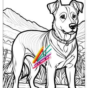 PDF 23 Printable Dog Breeds Coloring Pages for Kids and Adults,dog ...