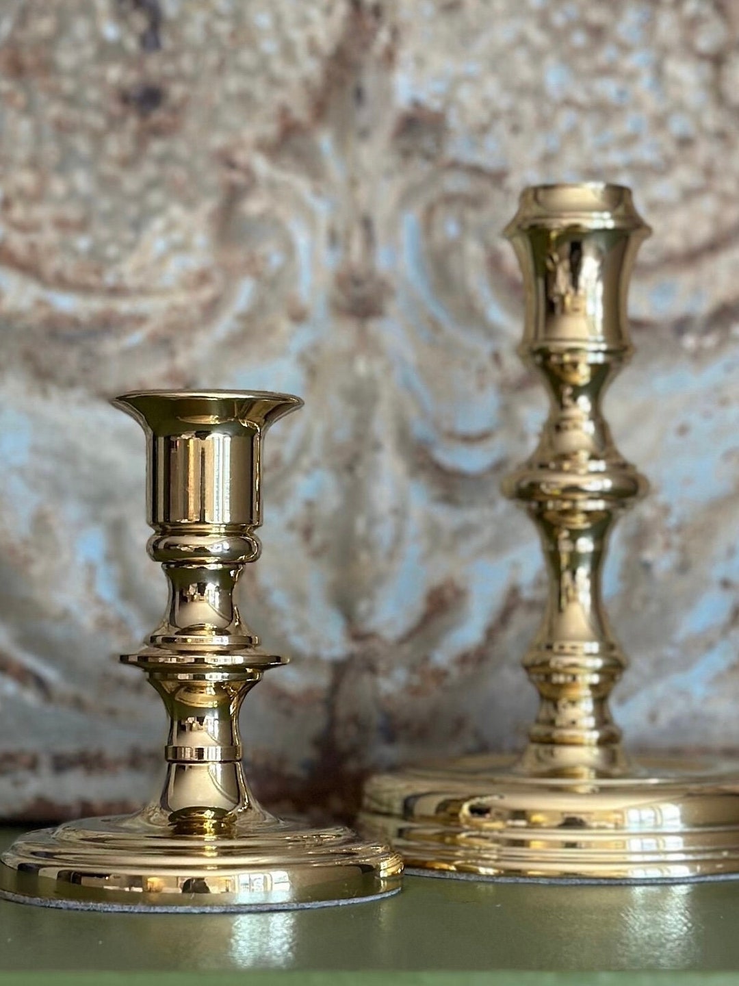 Pair of Baldwin Brass Candlesticks Made in USA - Etsy