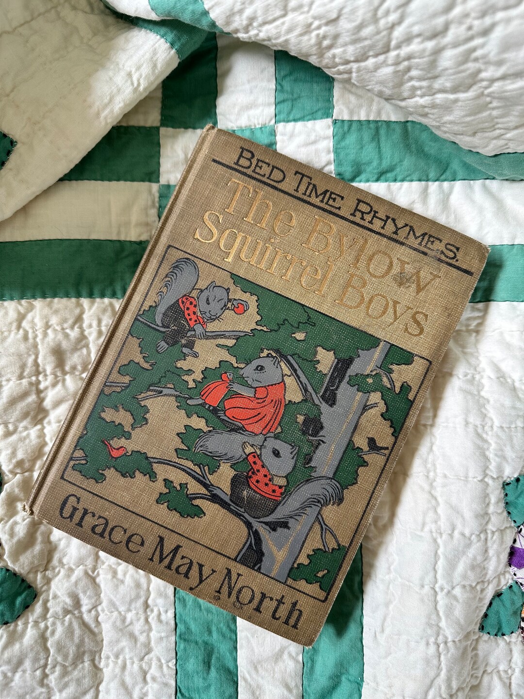 The Bylow Squirrel Boys by Grace May North Bed Time Rhymes - Etsy