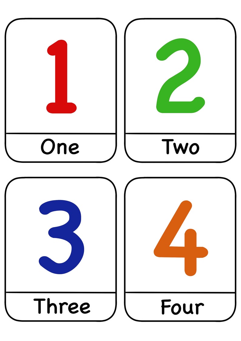 Montessori Game, Montessori Cards, Flash Cards, Learning Cards, PDF ...