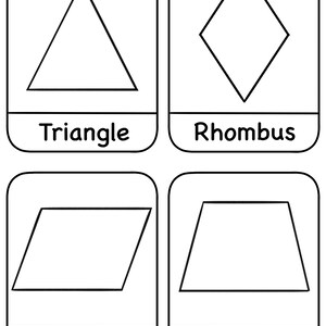 Montessori Cards, Flash Cards, Learning Cards, PDF File, Figures Cards ...