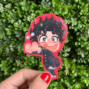 Dandadan Cute Anime Character Chibi Stickers! Star Holographic! - Etsy