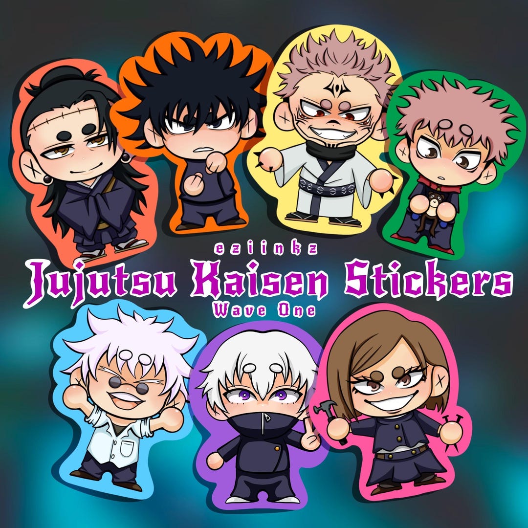 Jujutsu Kaisen Stickers JJK Anime Stickers - Etsy