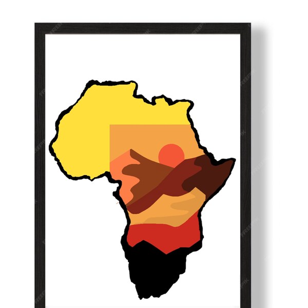Orange African Print - Etsy
