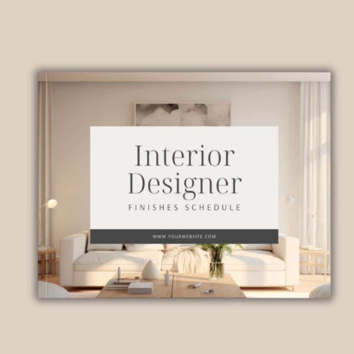 Interior Design Finishes Schedule | Business - Etsy