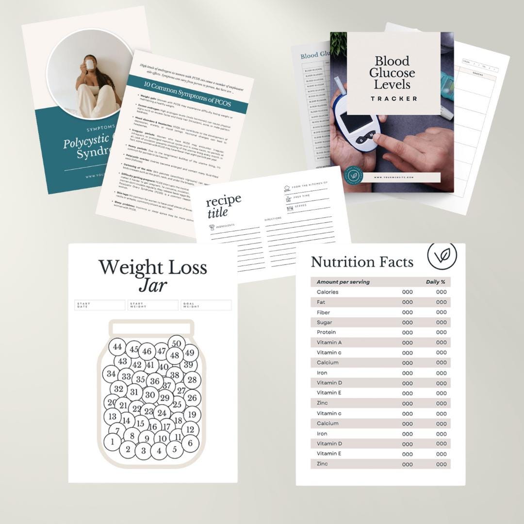 The 5 in 1 Bundle | Health, Wellness, Fitness | Printables - Etsy