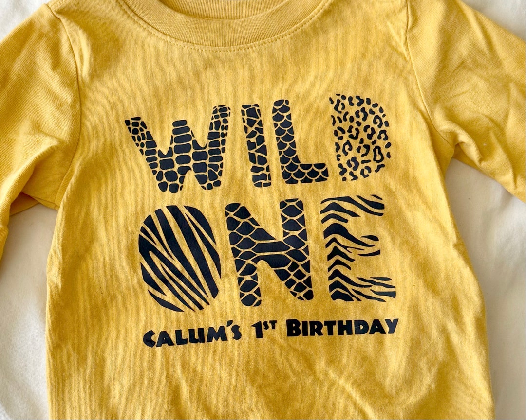 Wild One - Jungle Themed Customizable SVG - Etsy