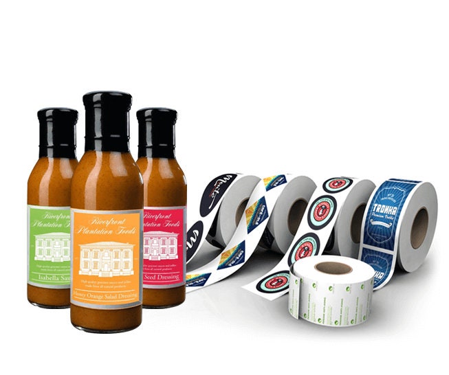 3 Inches Square Custom Labels on Roll Premium Water-resistant Labels ...