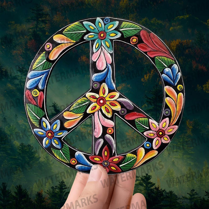 Hippie Vinyl Decals - Etsy