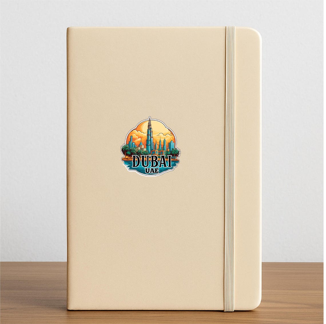 Dubai Skyline Sticker Burj Khalifa Vinyl Decal - Waterproof Travel ...