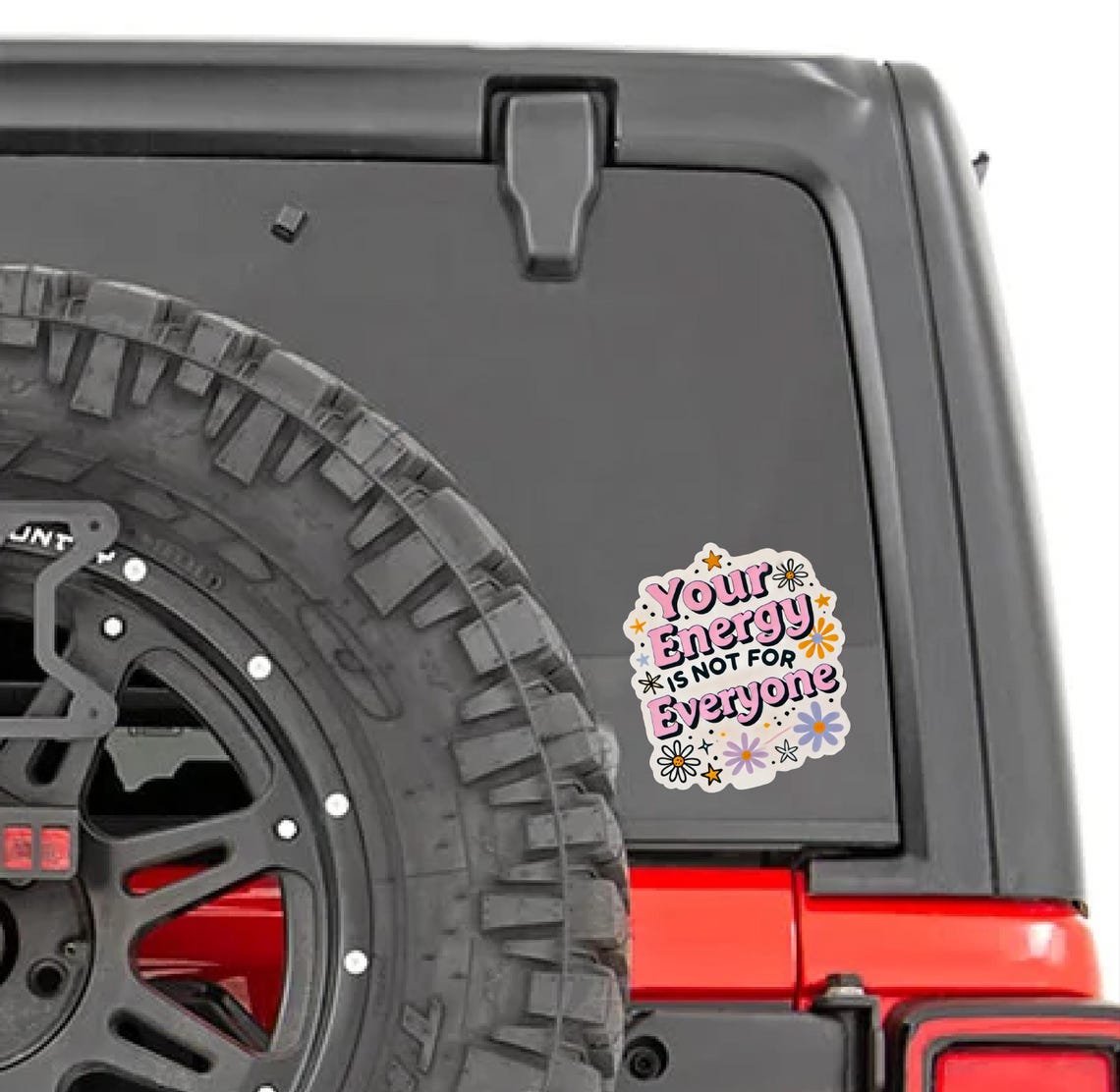 Your Energy is Not for Everyone Sticker: Waterproof Vinyl, Laptop Decal ...