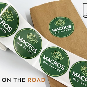 2 Inches Square Custom Labels on Roll Premium Water-resistant Labels ...