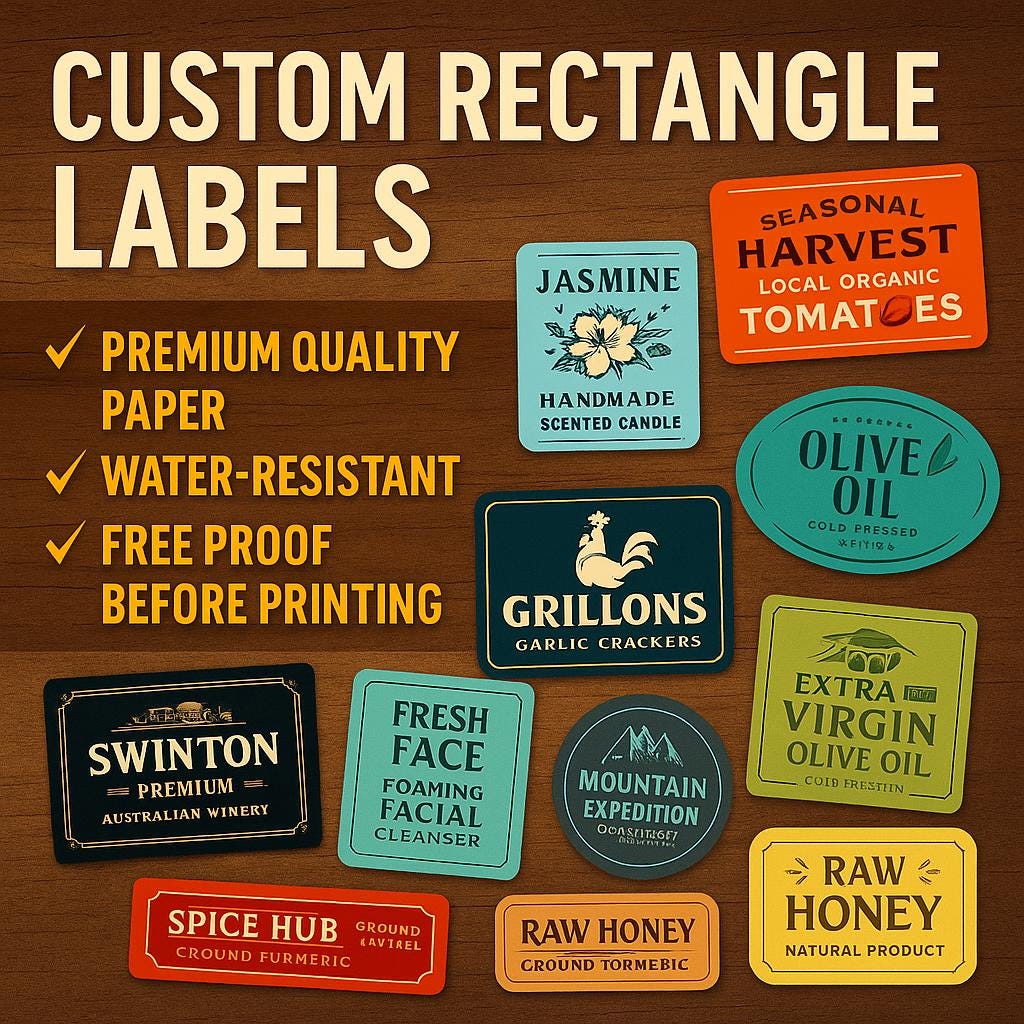 Custom Waterproof Product Labels: Matte or Gloss Stickers for Jars ...