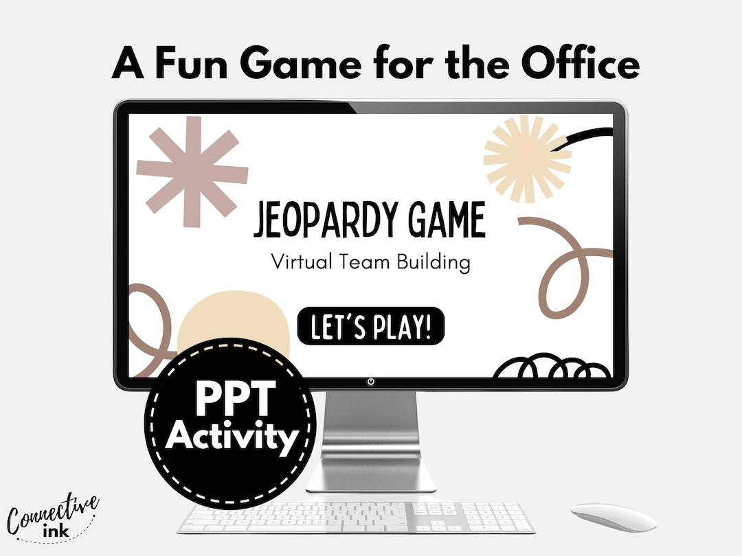 Virtual Jeopardy Team Game, Office Icebreakers, Digital Game for Team ...