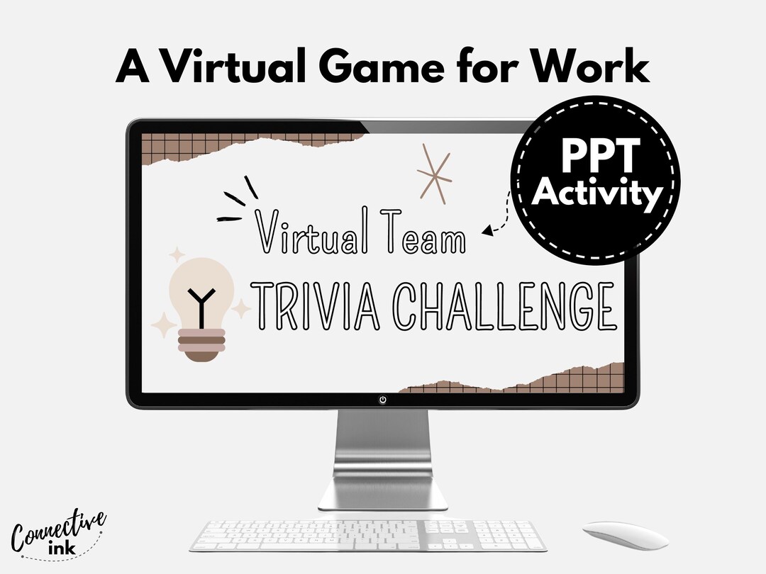 Virtual Team Trivia: Powerpoint Game for Work Meetings (digital ...