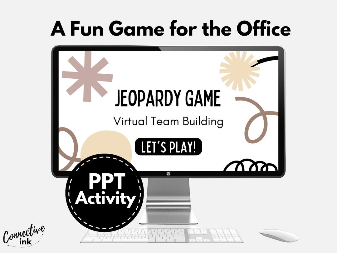 Virtual Jeopardy Team Game, Office Icebreakers, Digital Game for Team ...