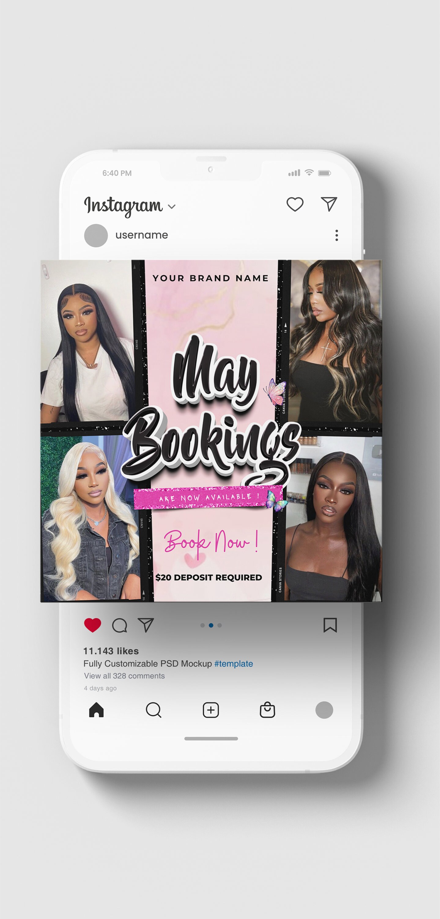 DIY May Canva Template for May Bookings Flyer Template for May ...