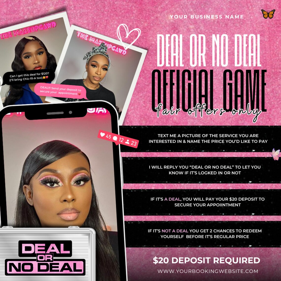 May Special Flyer Deal or No Deal Flyer Template Mua Books Open Spring ...