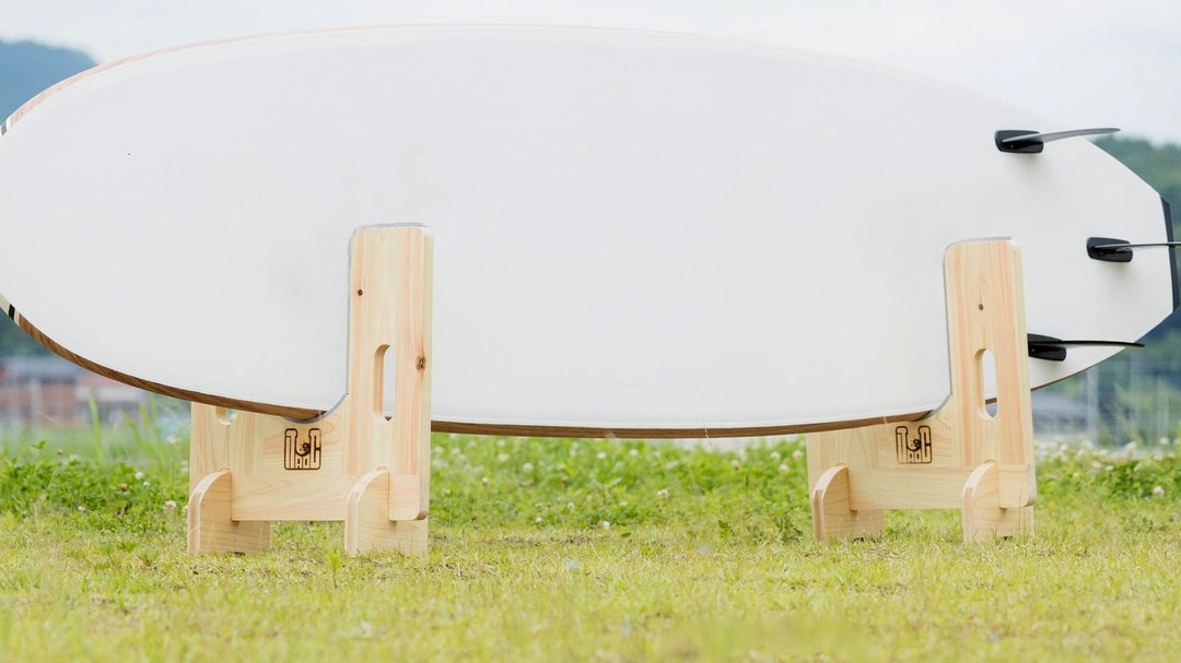 Wooden Portable Surfboard Rack, Can Also Be Used for SUP - Etsy
