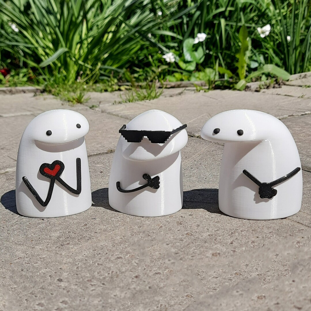 Flork Meme Set of 3 Figure Flork Lovers Fan Art Decor - Etsy UK
