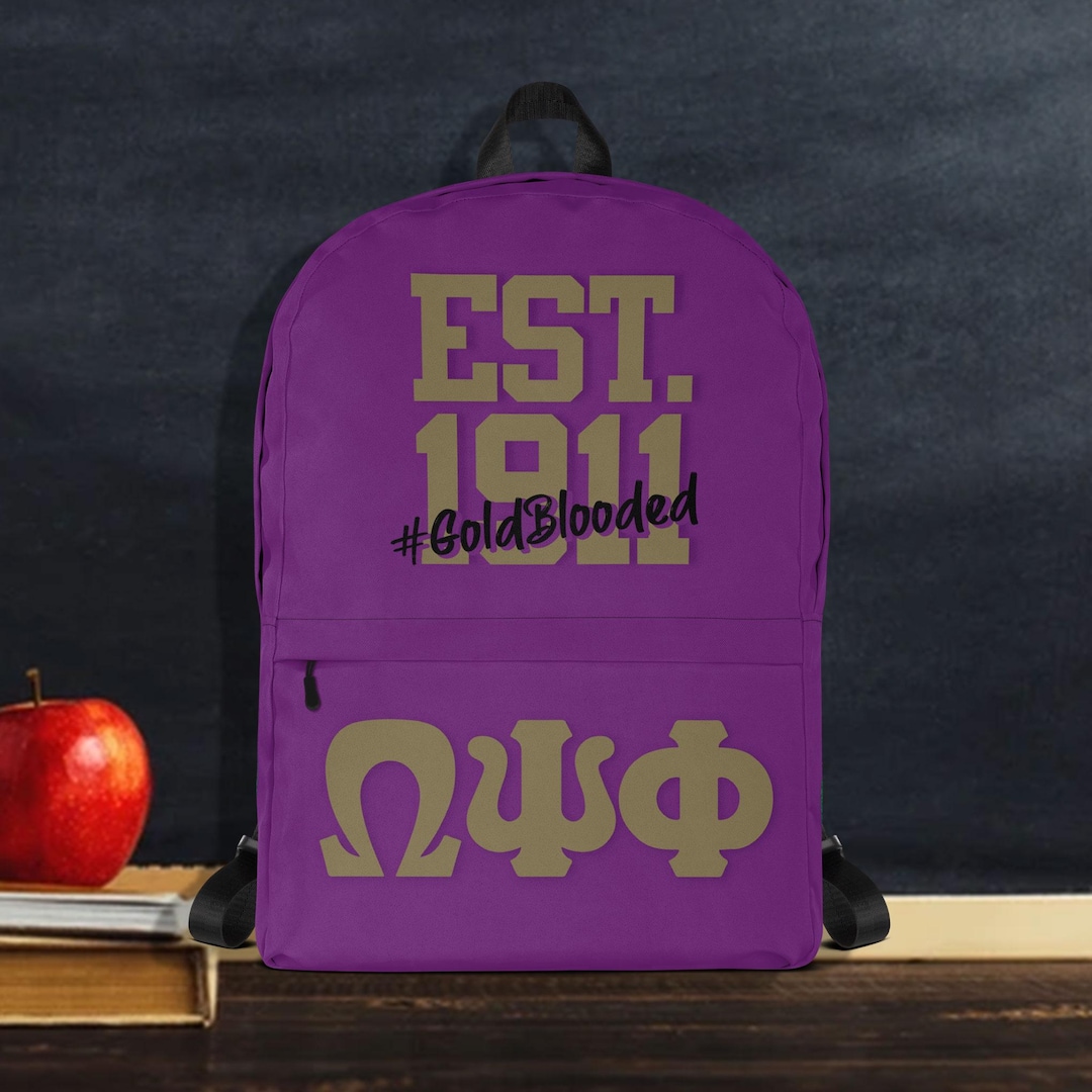 EST 1911 - Omega Psi Phi - Backpack - Etsy